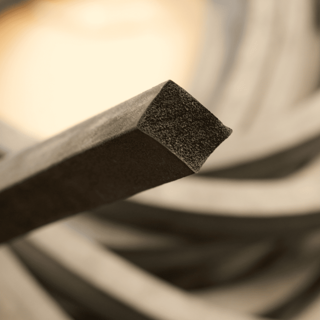 CR Sponge rubber strips 10x10 rectangle 25 m - Sustainable solution